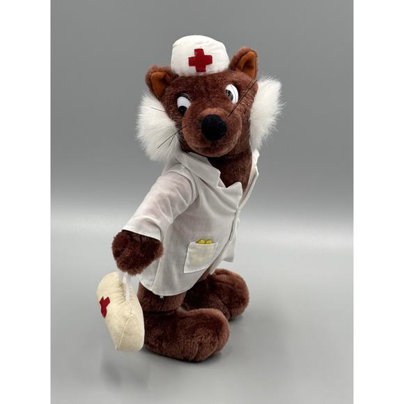 Sugar Loaf | Toys | Vintage Doctor Weasel Nurse Plush 2 Stuffed Animal ...